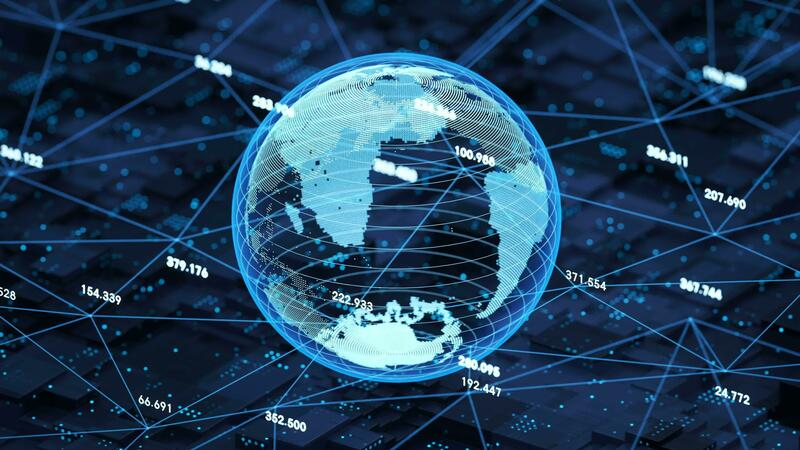 Big data and data computing, 3d rendering. 27706603 Stock Video at Vecteezy