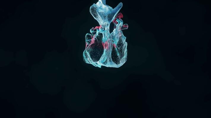 Heart Particles Stock Video Footage for Free Download