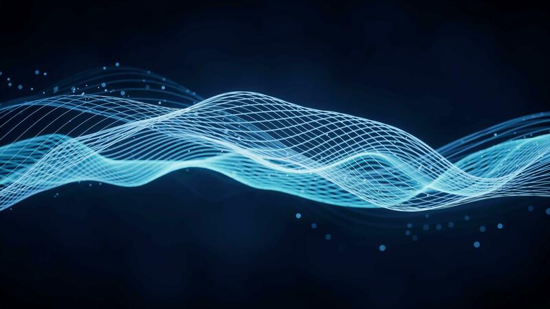 Flowing wave lines, curve pattern, 3d rendering. 27740179 Stock Video ...