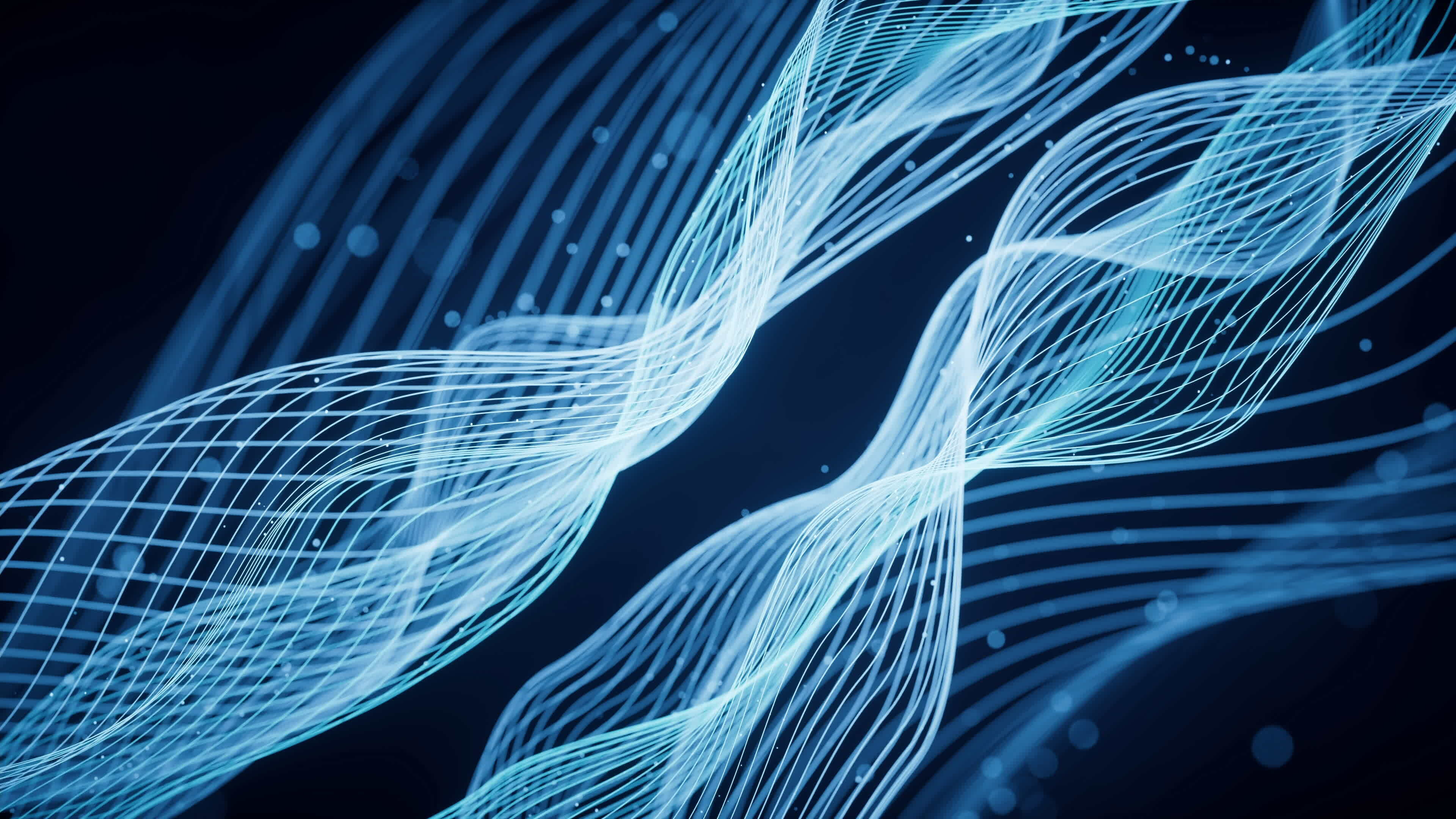 Flowing wave lines, curve pattern, 3d rendering. 27740186 Stock Video ...