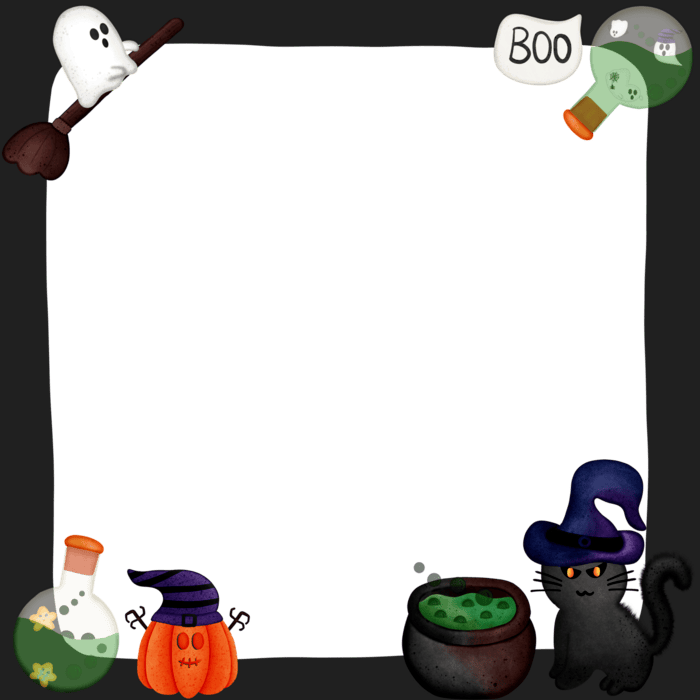 Spooky Border PNGs for Free Download