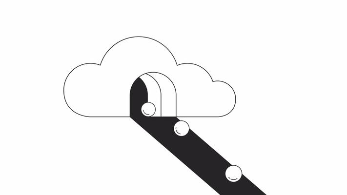Cloud Computing Animation Stock Video Footage For Free Download
