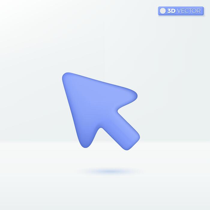 Mouse Cursor 3d Vector Art, Icons, and Graphics for Free Download