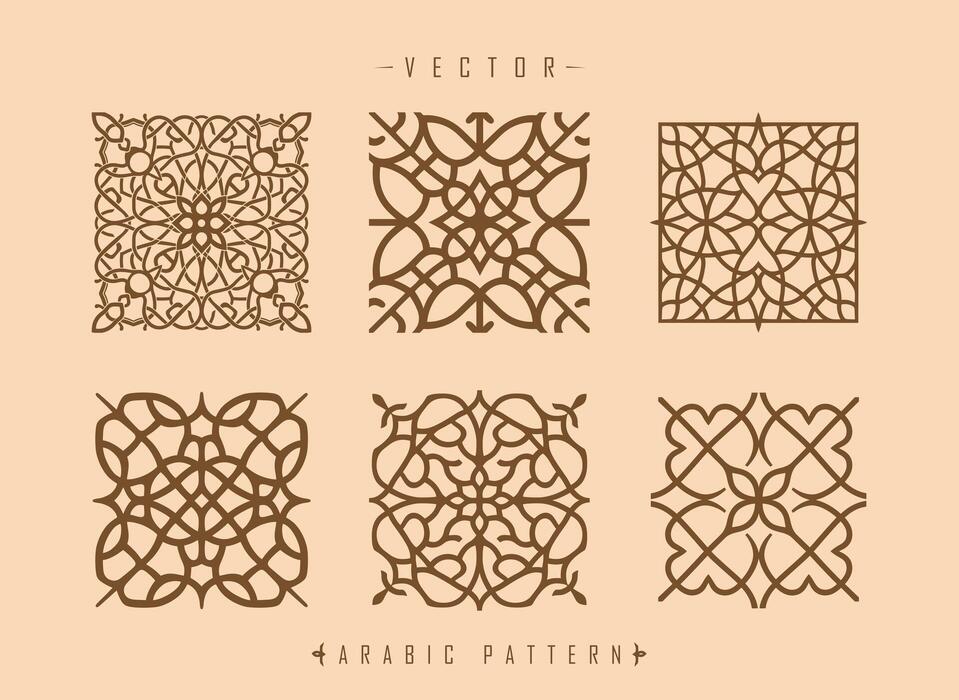 Arabic Pattern SVGs for Free Download