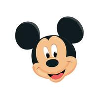 Mickey Mouse Face Vector