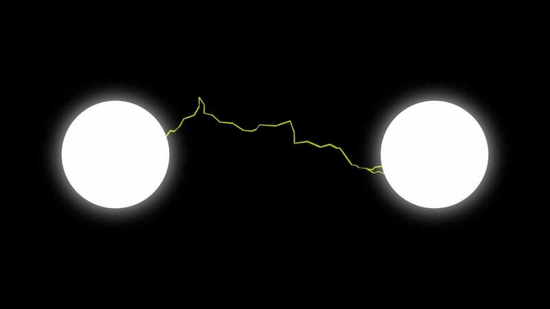 Particles Collision In Hadron Collider Astrophysics Concept Abstract
