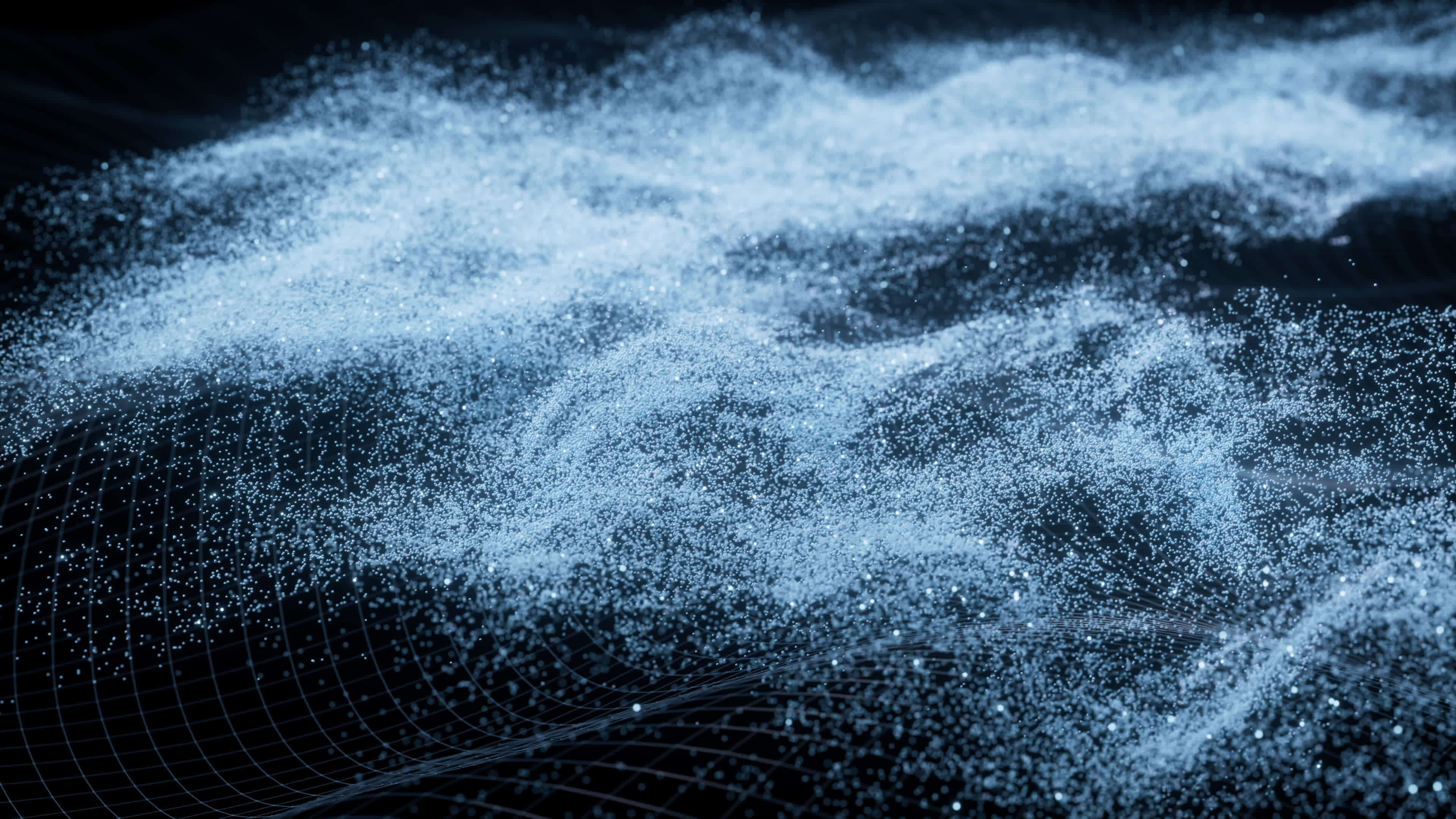 Abstract Wave Particles Background 3d Rendering 27876635 Stock Video