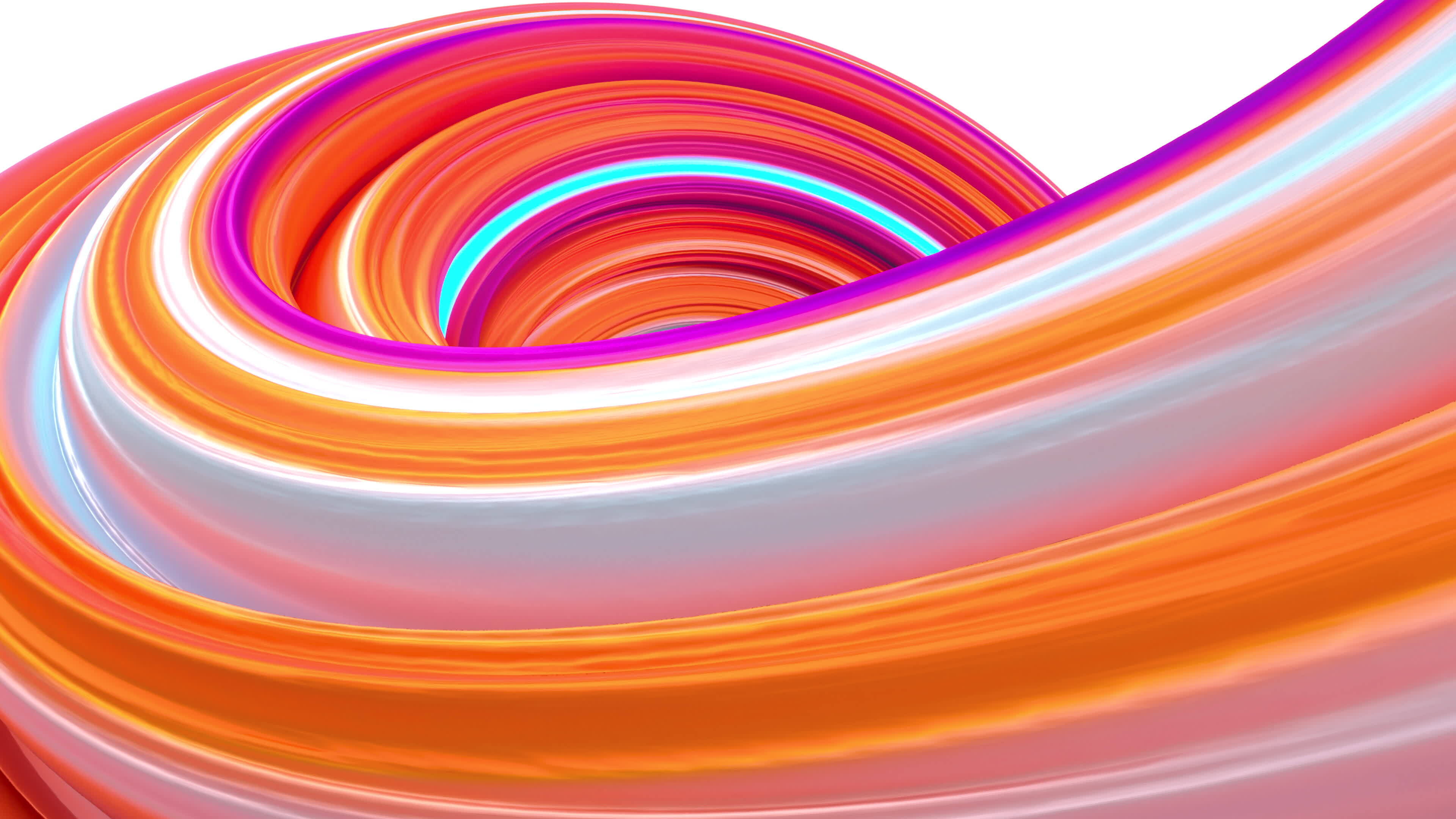 Colorful round geometry, gradient curve background, 3d rendering. 27929205 Stock Video at Vecteezy