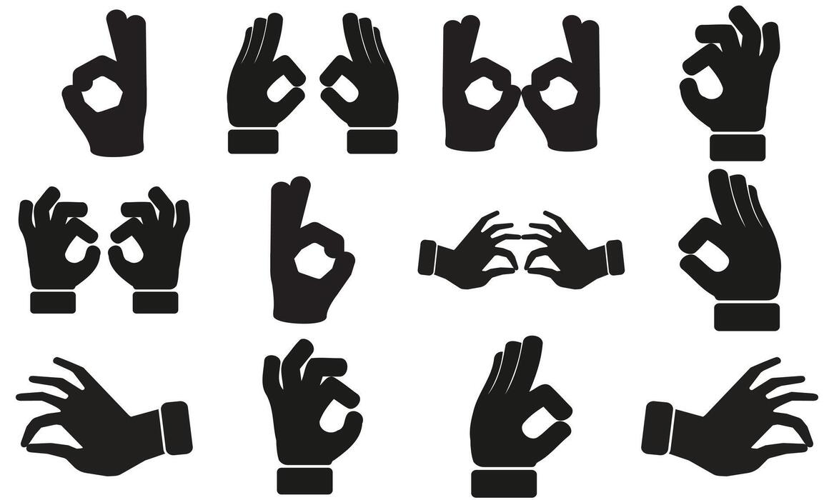 Sign Language Logo Vector Art, Icons, and Graphics for Free Download