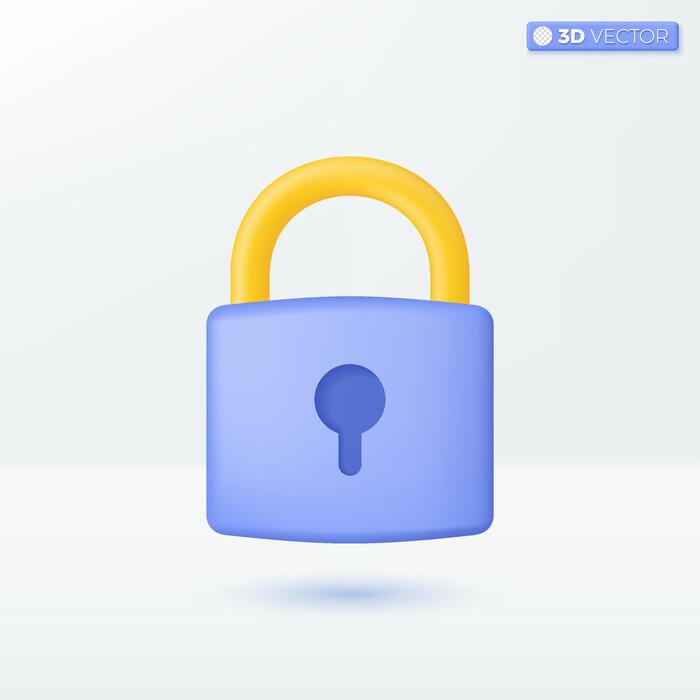3d Lock Vector Art, Icons, and Graphics for Free Download