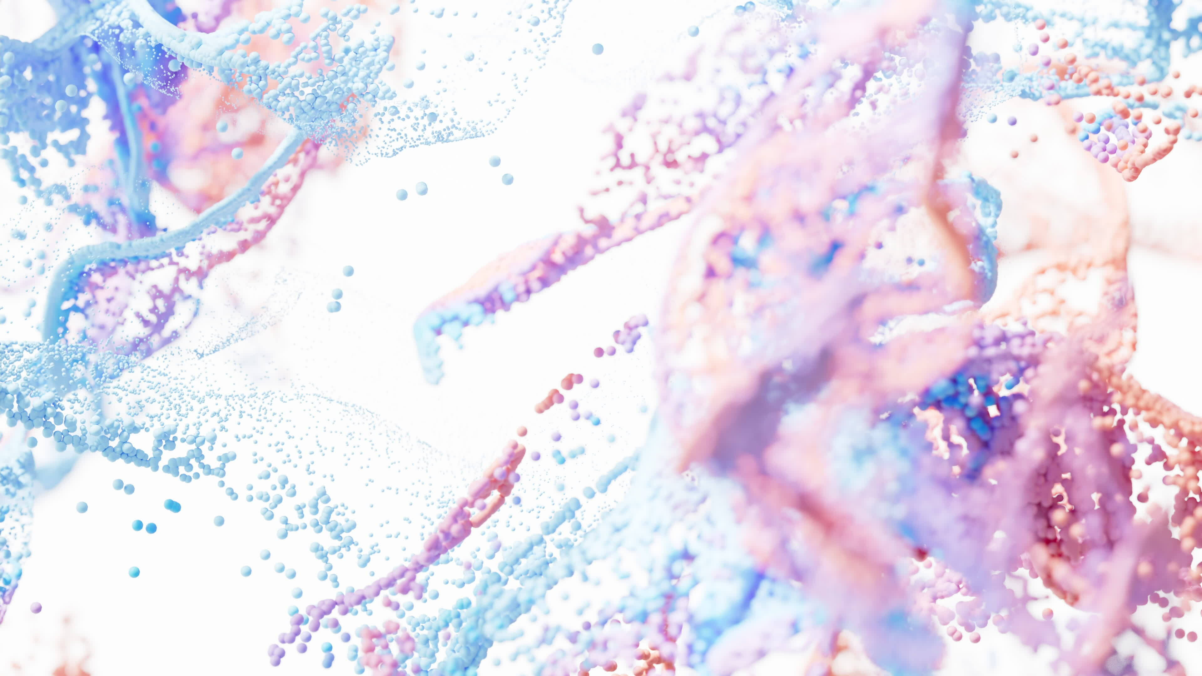 Abstract Wave Particles Pattern 3d Rendering 27953781 Stock Video At