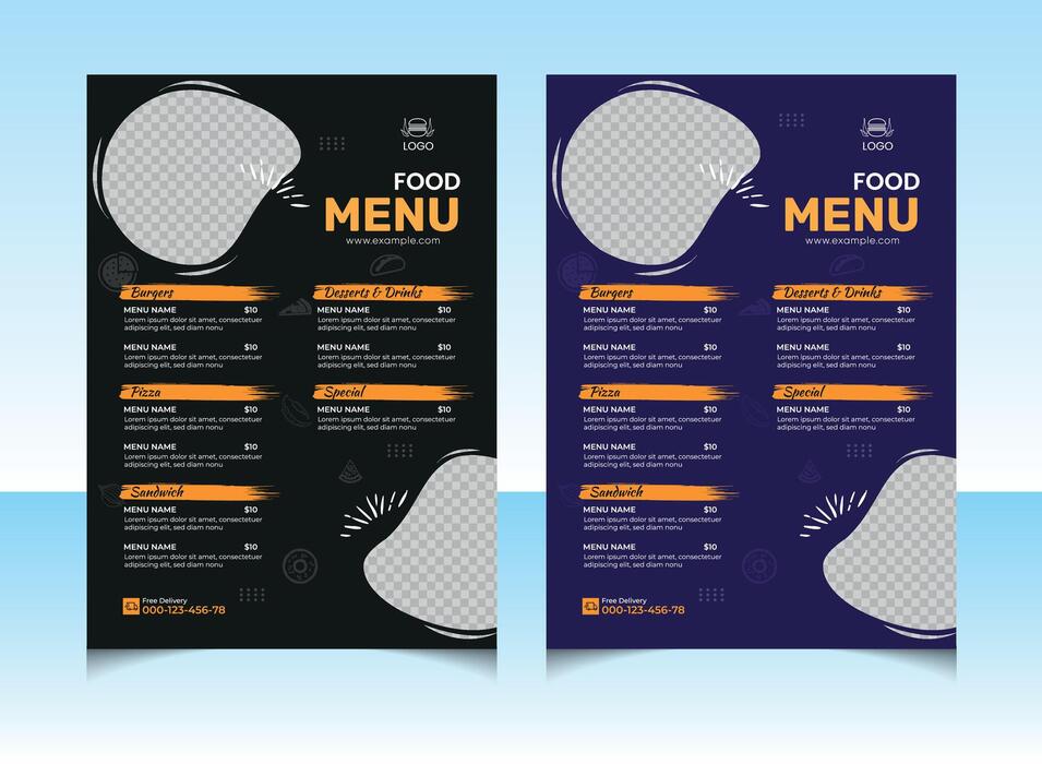 Food Menu List Vector Art, Icons, and Graphics for Free Download