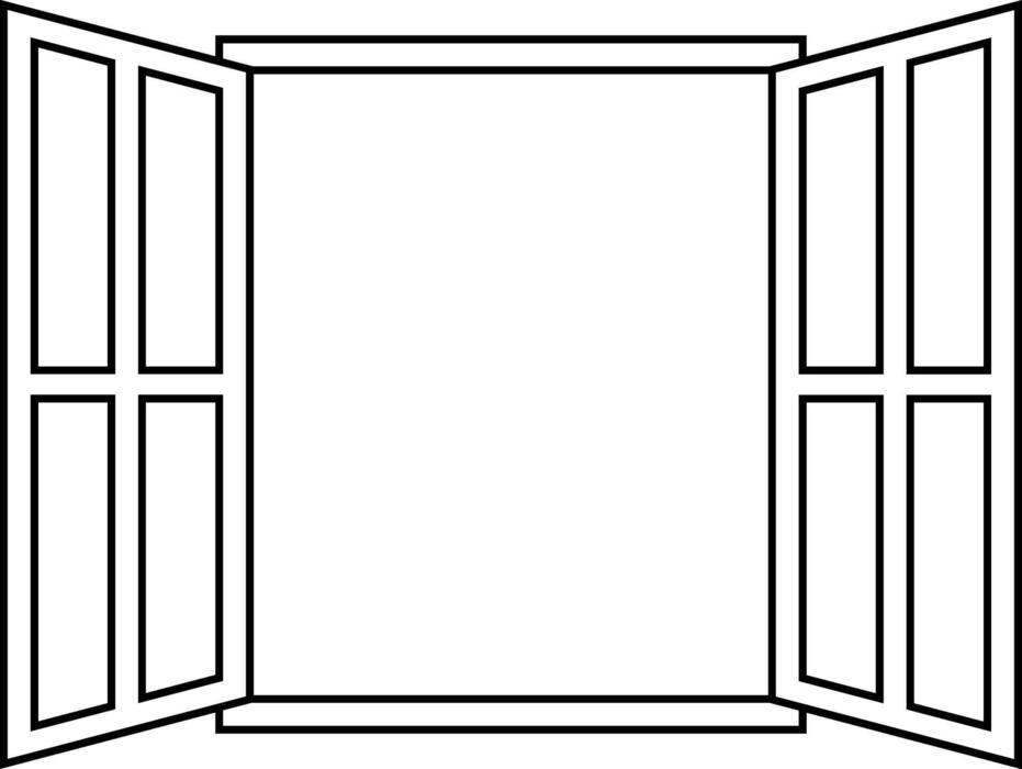 Window Outline Outline Vector Art, Icons, and Graphics for Free Download