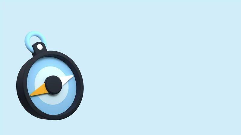 3D animation of navigational compass. Compass 3d render icon ...