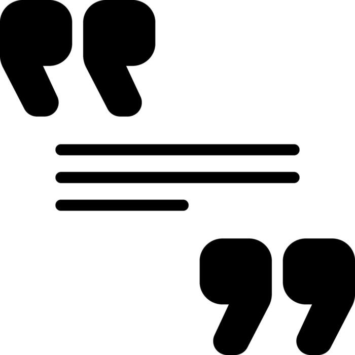 Double Quotation Marks Vector Art, Icons, and Graphics for Free Download