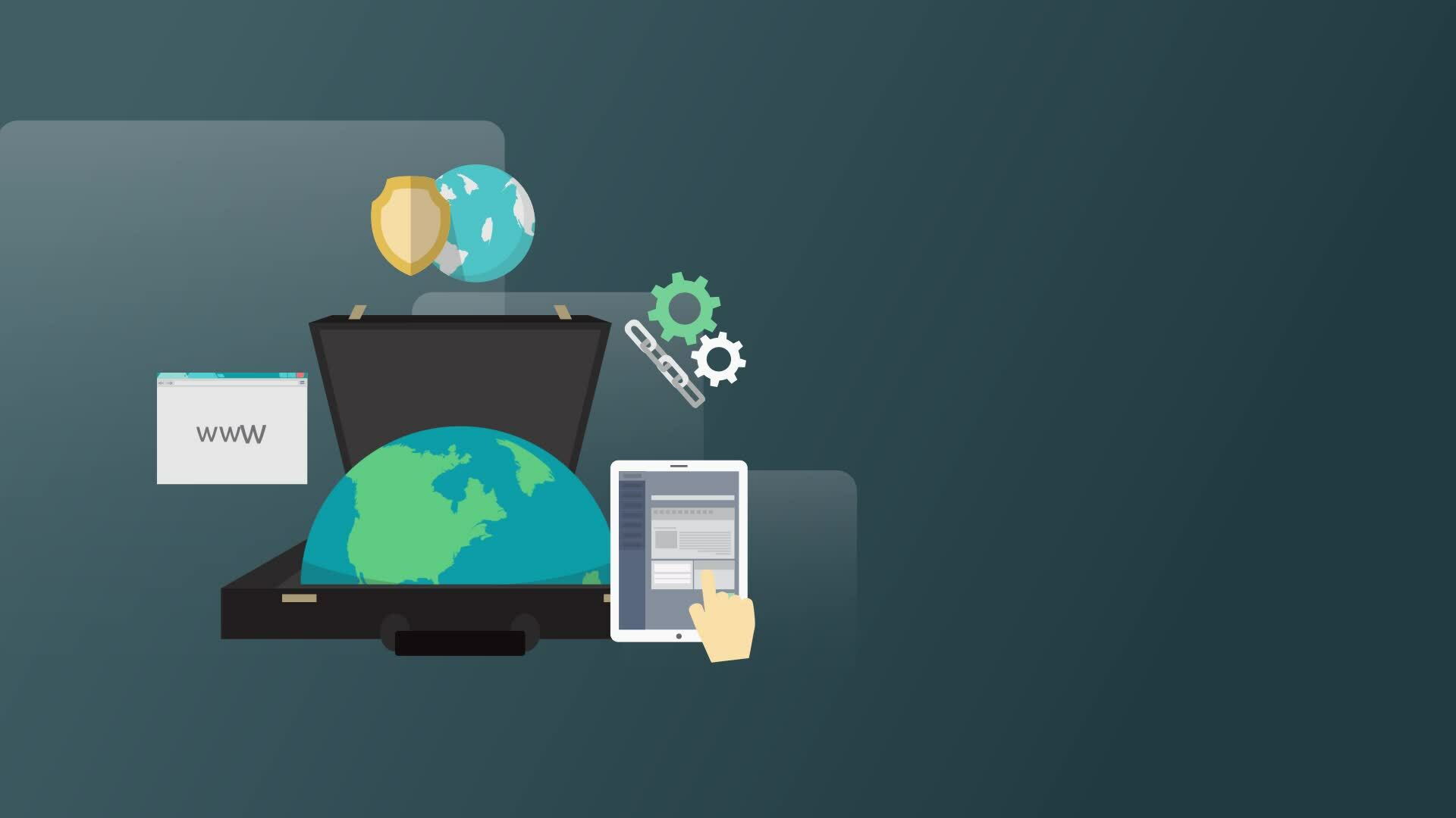 Team of software developer and programmers create a social media app 2D ...