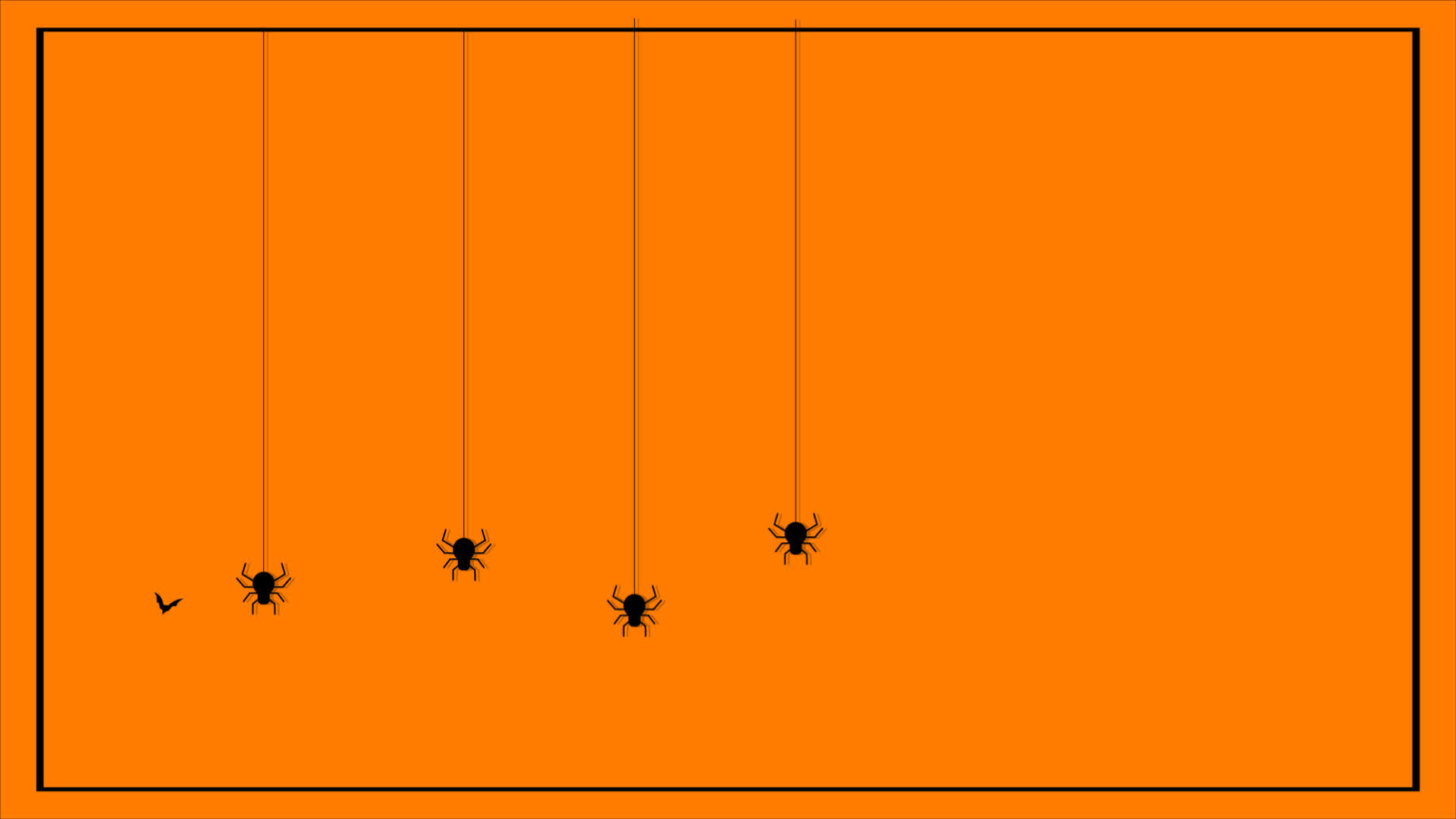 Happy Halloween Spiders Greeting Animation 27970865 Stock Video at Vecteezy