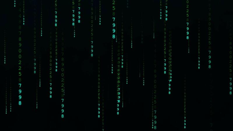 Vertically scrolling numbers, matrix style 27989989 Stock Video at Vecteezy