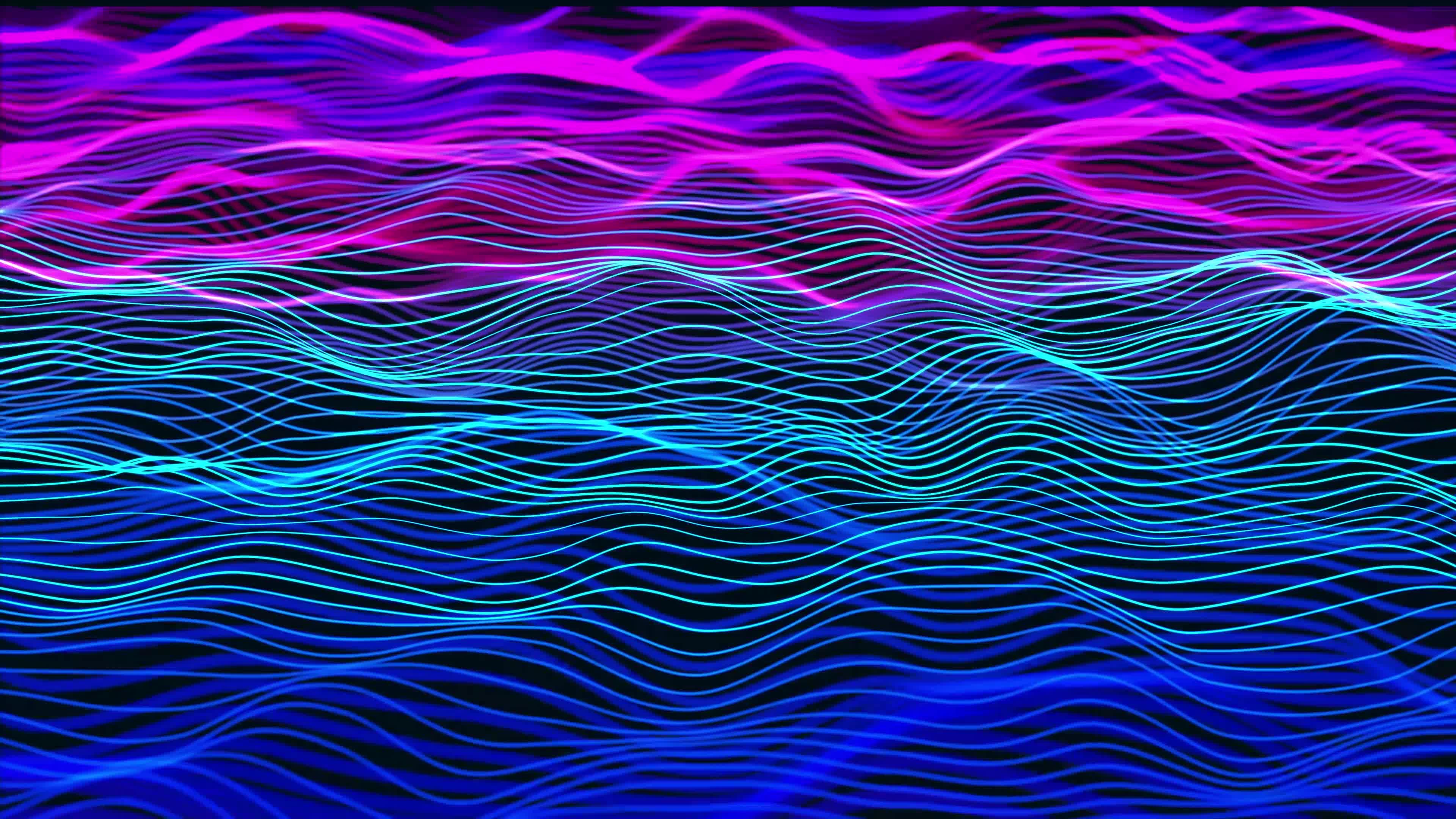 abstract gradient ribbon line wave animated 4K. multicolor particle ... abstract gradient ribbon line wave animated 4K. multicolor particle ...