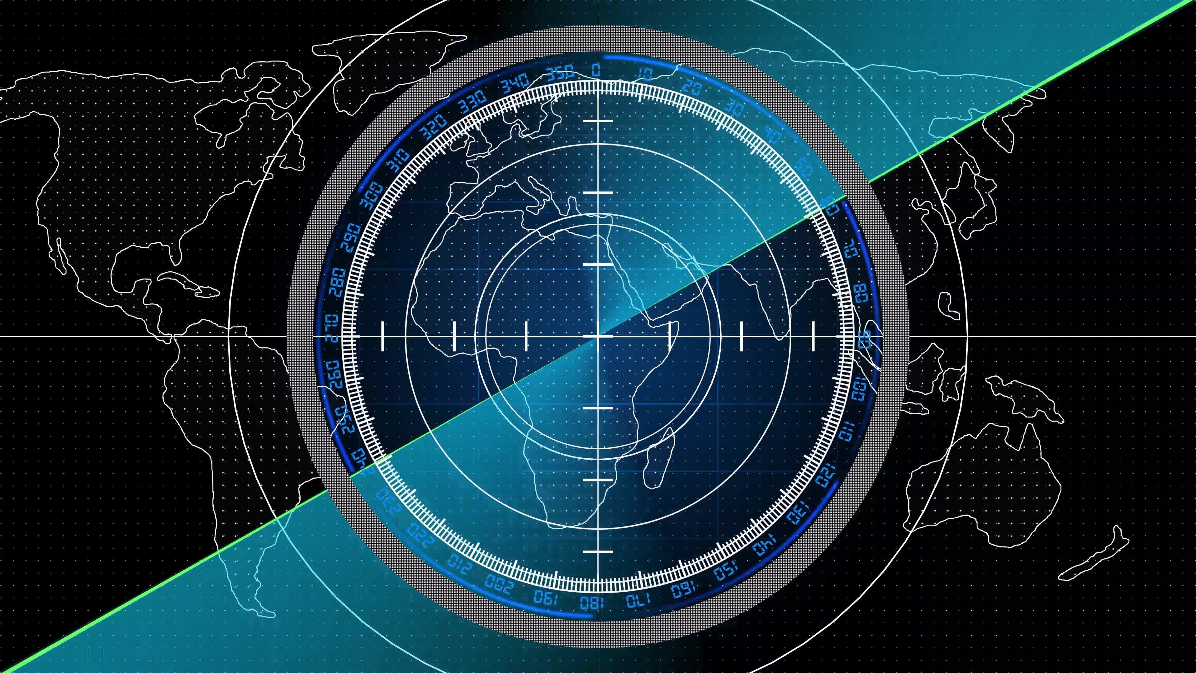 radar screen HUD animated 28000309 Stock Video at Vecteezy