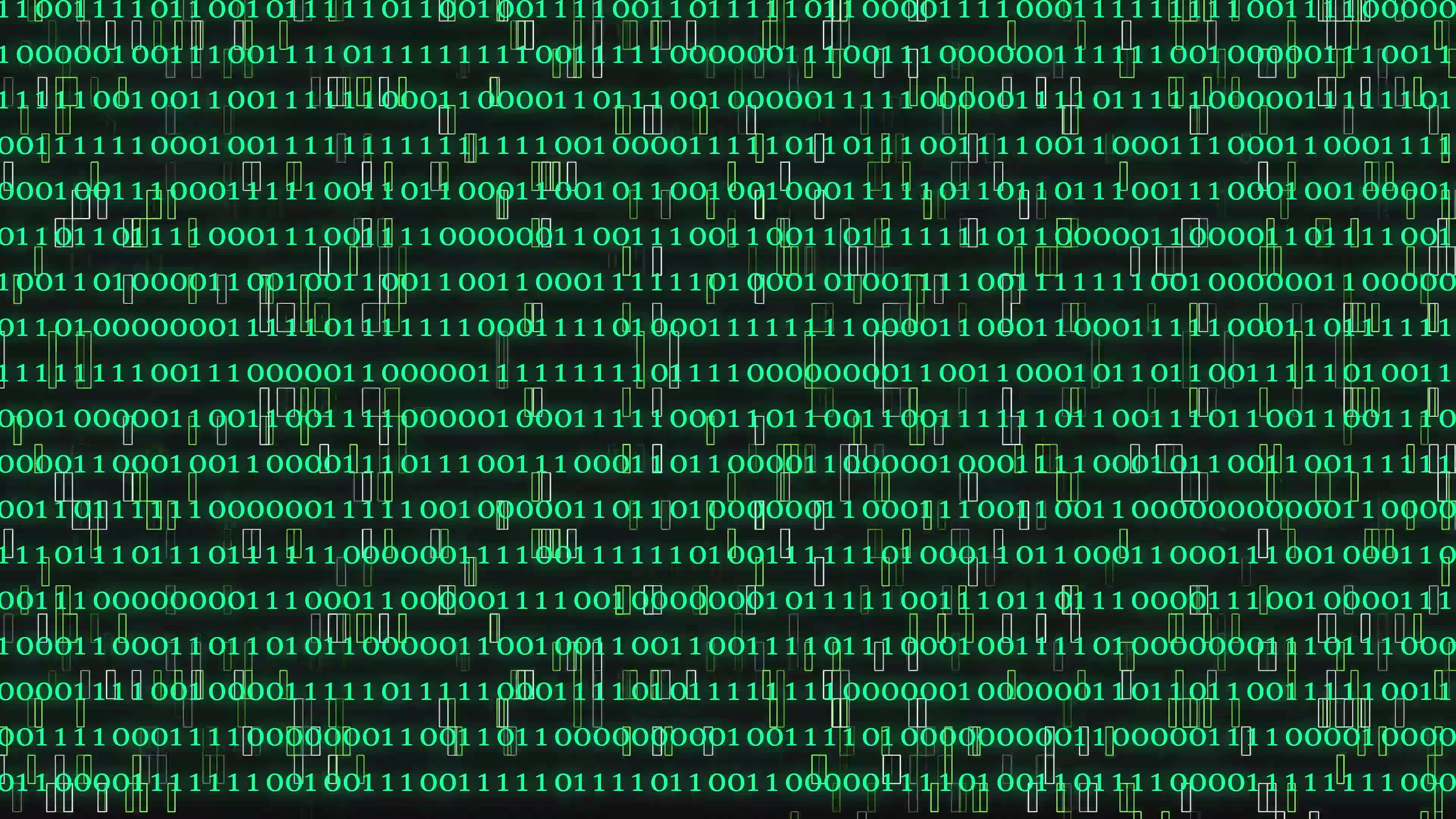 Binary Code Black And Green Background With Digits Moving On Screen 28016306 Stock Video At Vecteezy