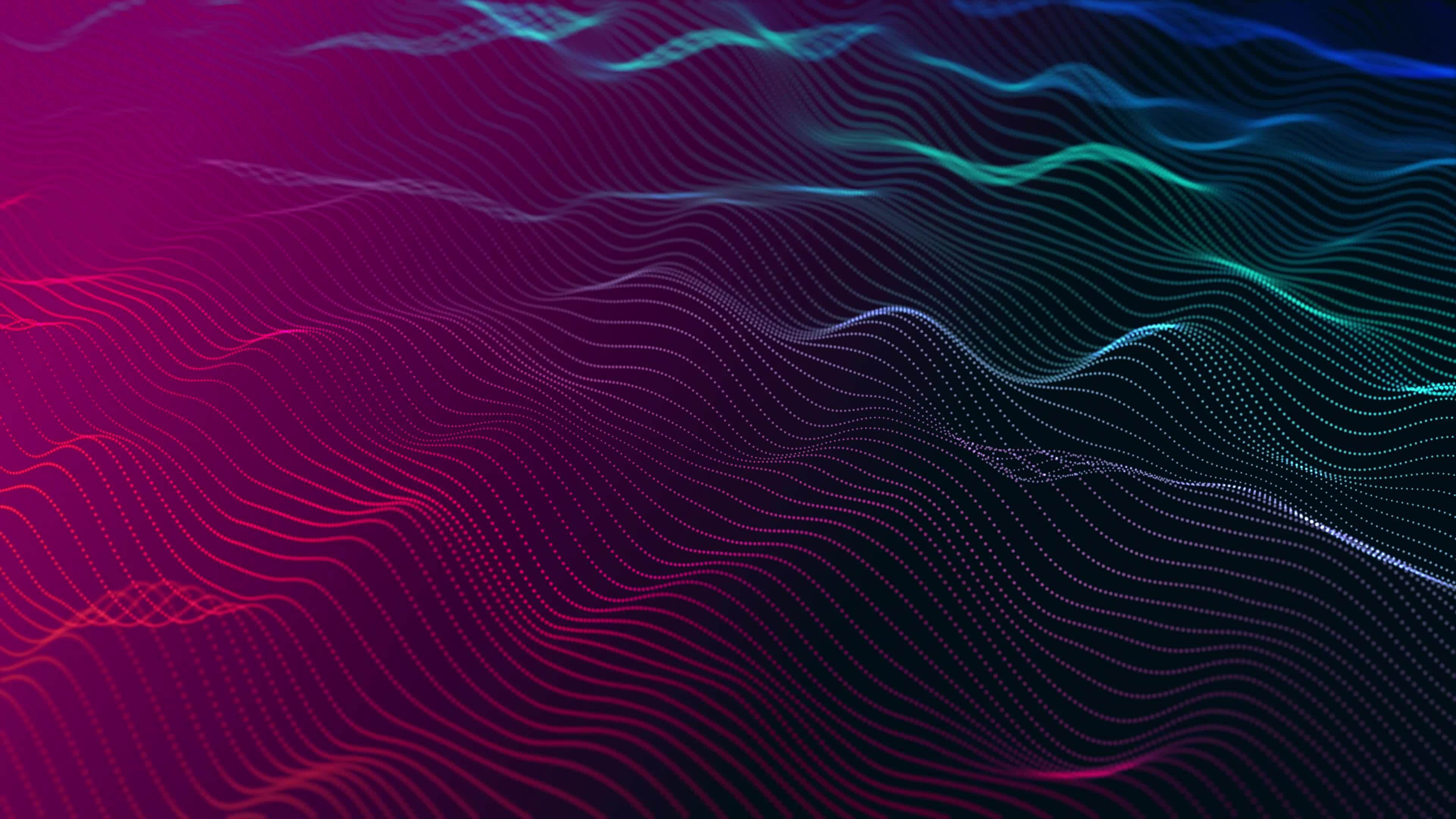 abstract gradient ribbon line wave animated 4K. multicolor particle ... abstract gradient ribbon line wave animated 4K. multicolor particle ...