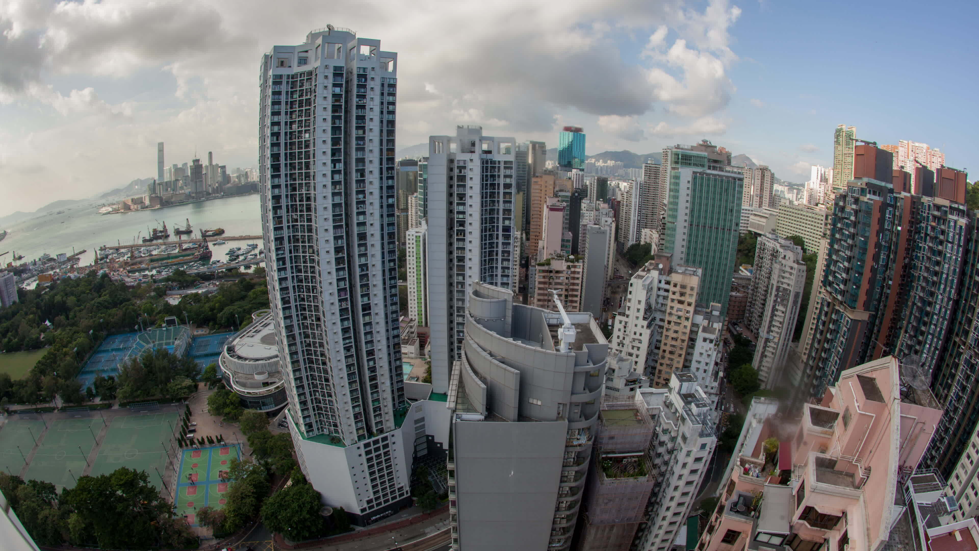 Timelapse of Hong Kong city life 28045545 Stock Video at Vecteezy