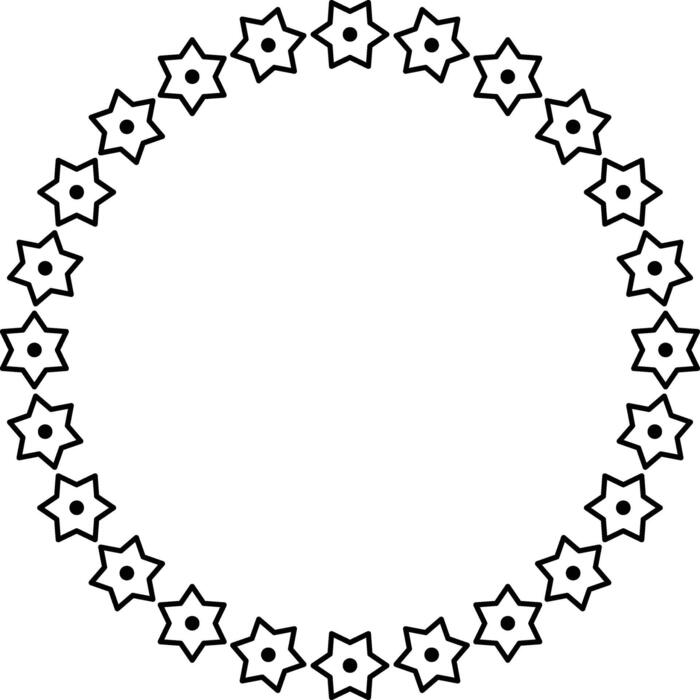Star Circle Border Vector Art, Icons, and Graphics for Free Download
