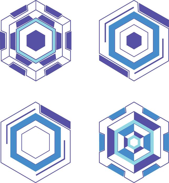 Hexagon Shape Vector Art, Icons, and Graphics for Free Download