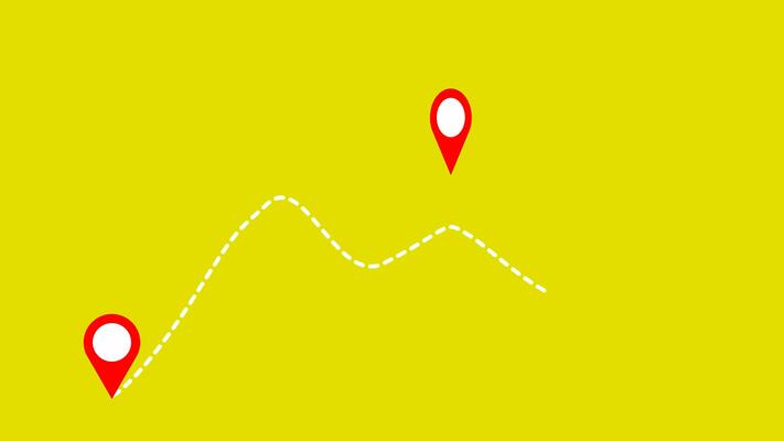 Road Map Animation Stock Video Footage for Free Download