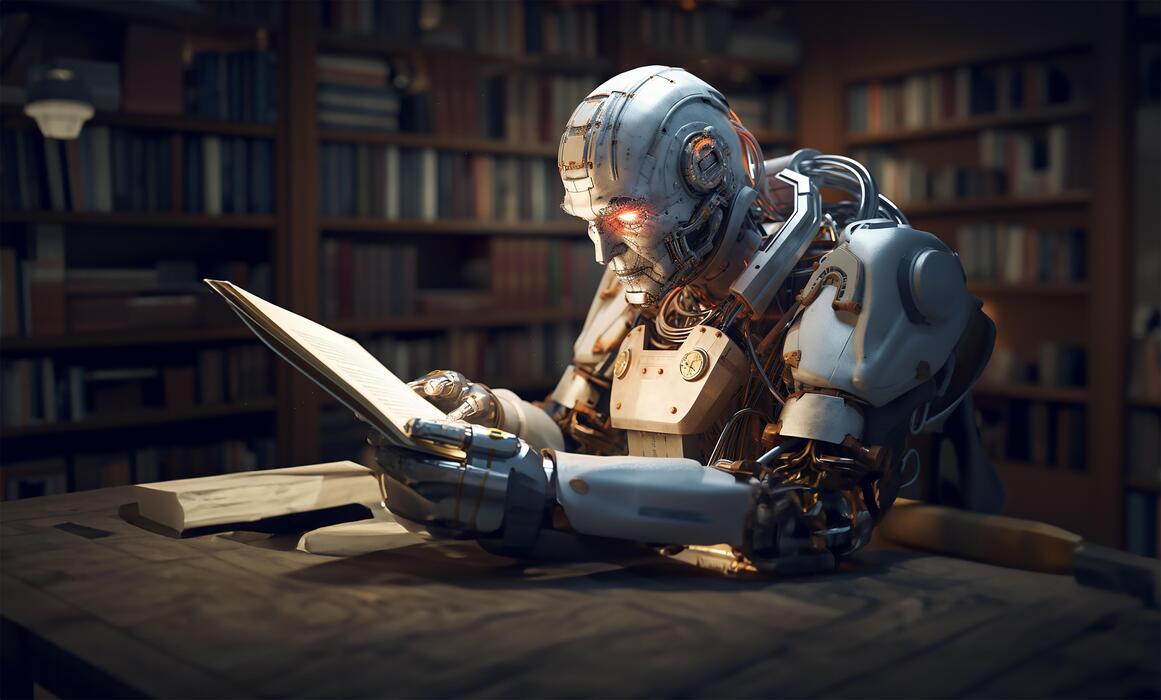 Robot Reading Stock Photos, Images and Backgrounds for Free Download