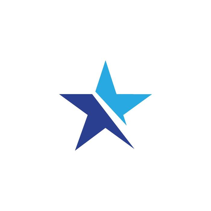 Blue Star Logo Vector Art, Icons, and Graphics for Free Download