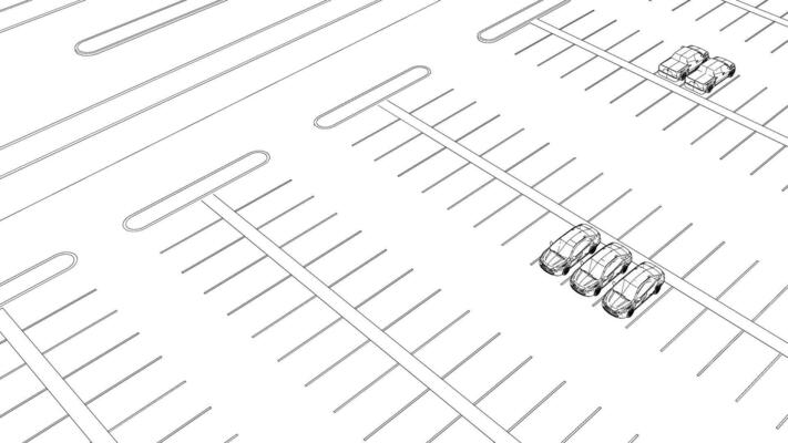 Empty Parking Lot Vector Art Icons And Graphics For Free Download