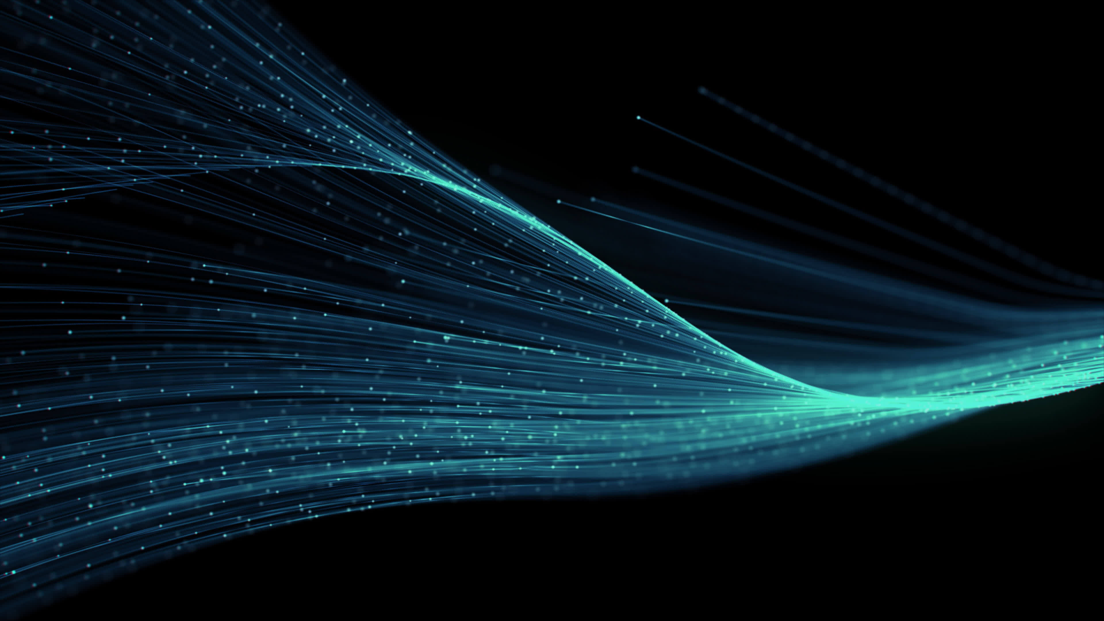 futurista óptico fibra partícula líneas fluido o Moviente efecto ...