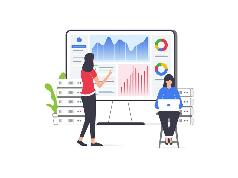 Analytics Dashboard Vector Art Icons And Graphics For Free Download