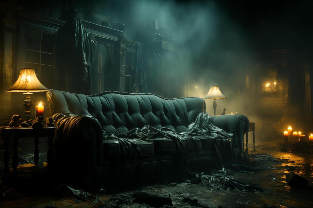 Horror House Interior Stock Photos, Images and Backgrounds for Free Download