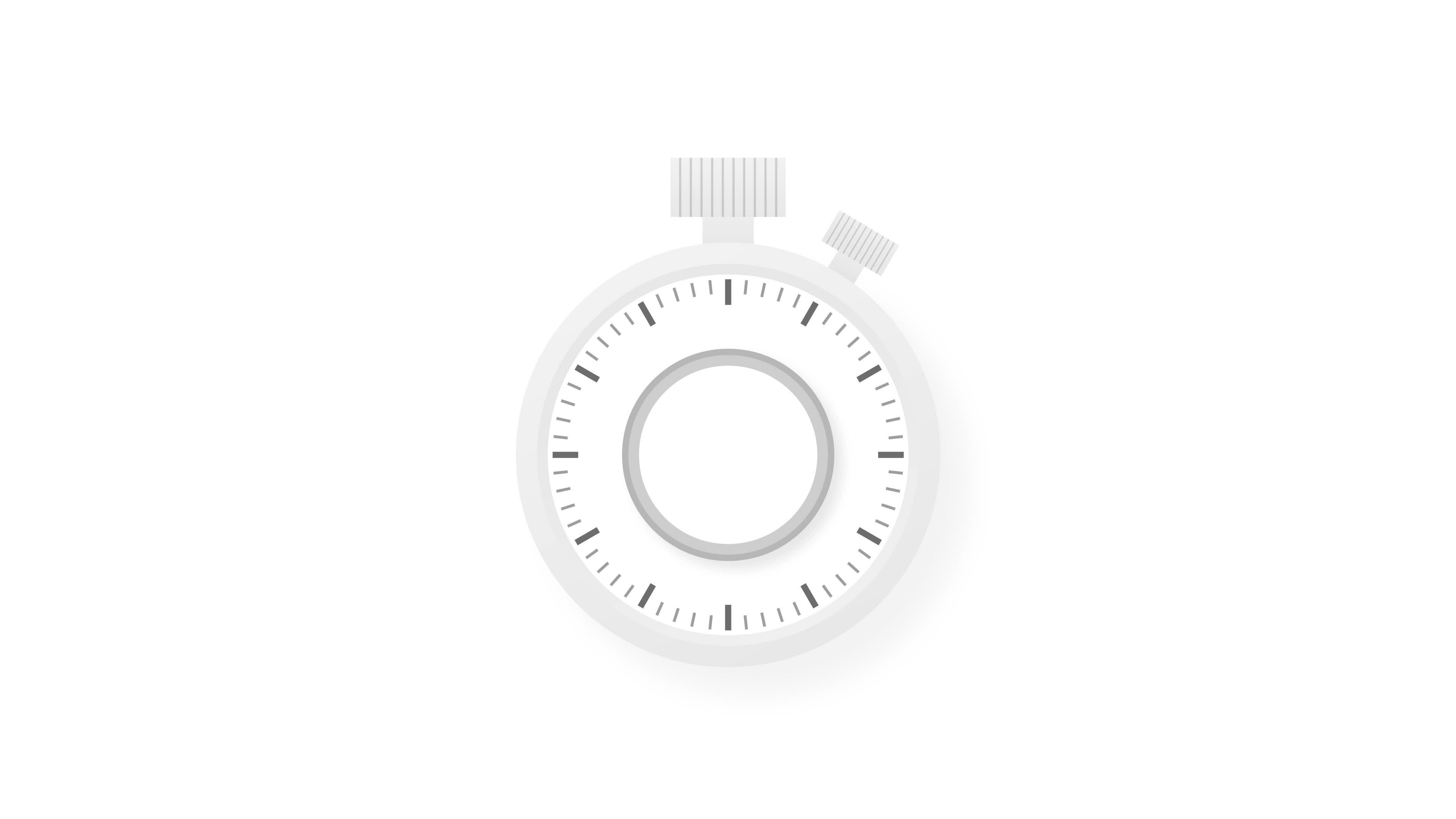 The 35 Minutes Timer Stopwatch Icon In Flat Style Motion Graphics 28258230 Stock Video At