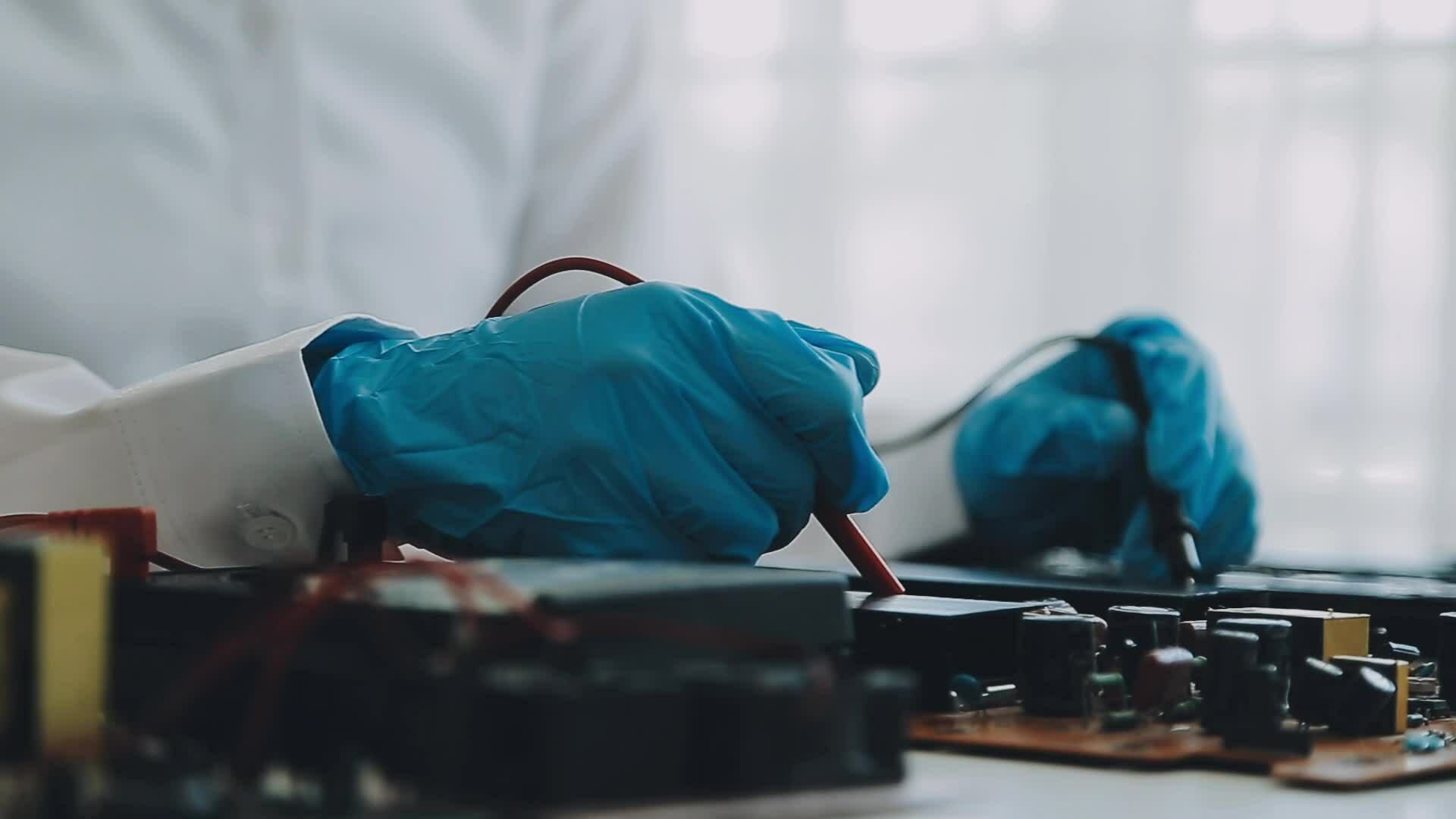 Debugging electronics device. PCB witch microcontroller in electronics ... Debugging electronics device. PCB witch microcontroller in electronics ...