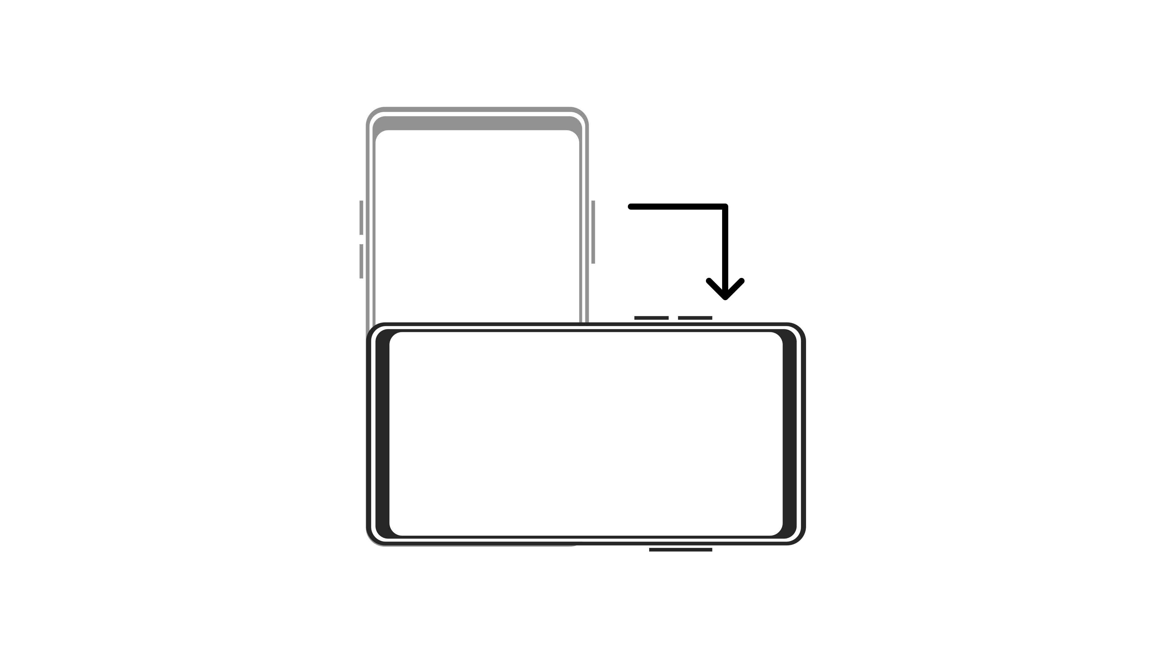 Rotate Mobile Phone Turn Your Device Device Rotation Symbol Motion