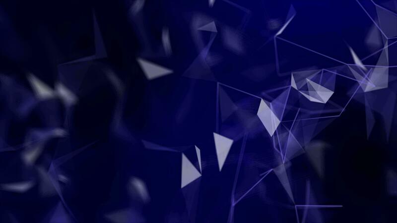 Blue Plexus Abstract Digital Connection Moving Dots And Lines