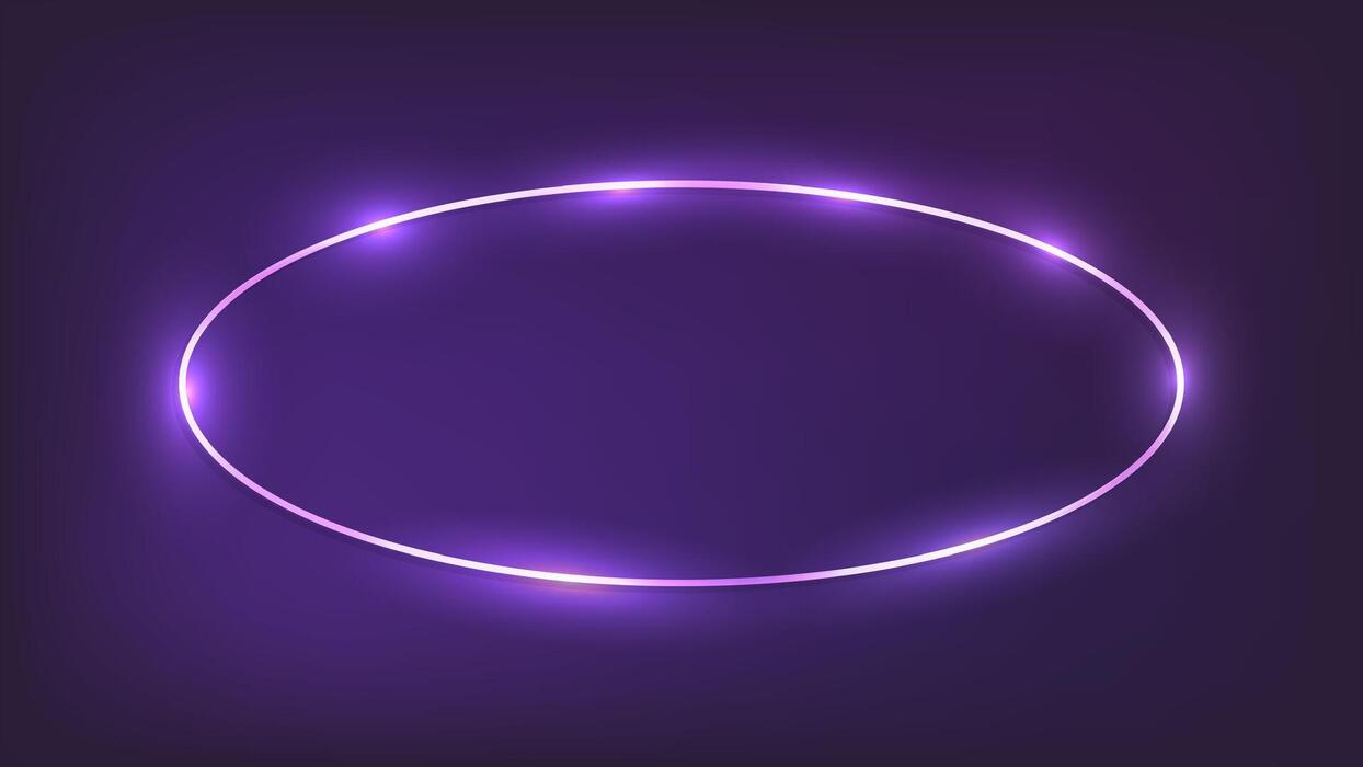 Neon Oval Vector Art, Icons, and Graphics for Free Download