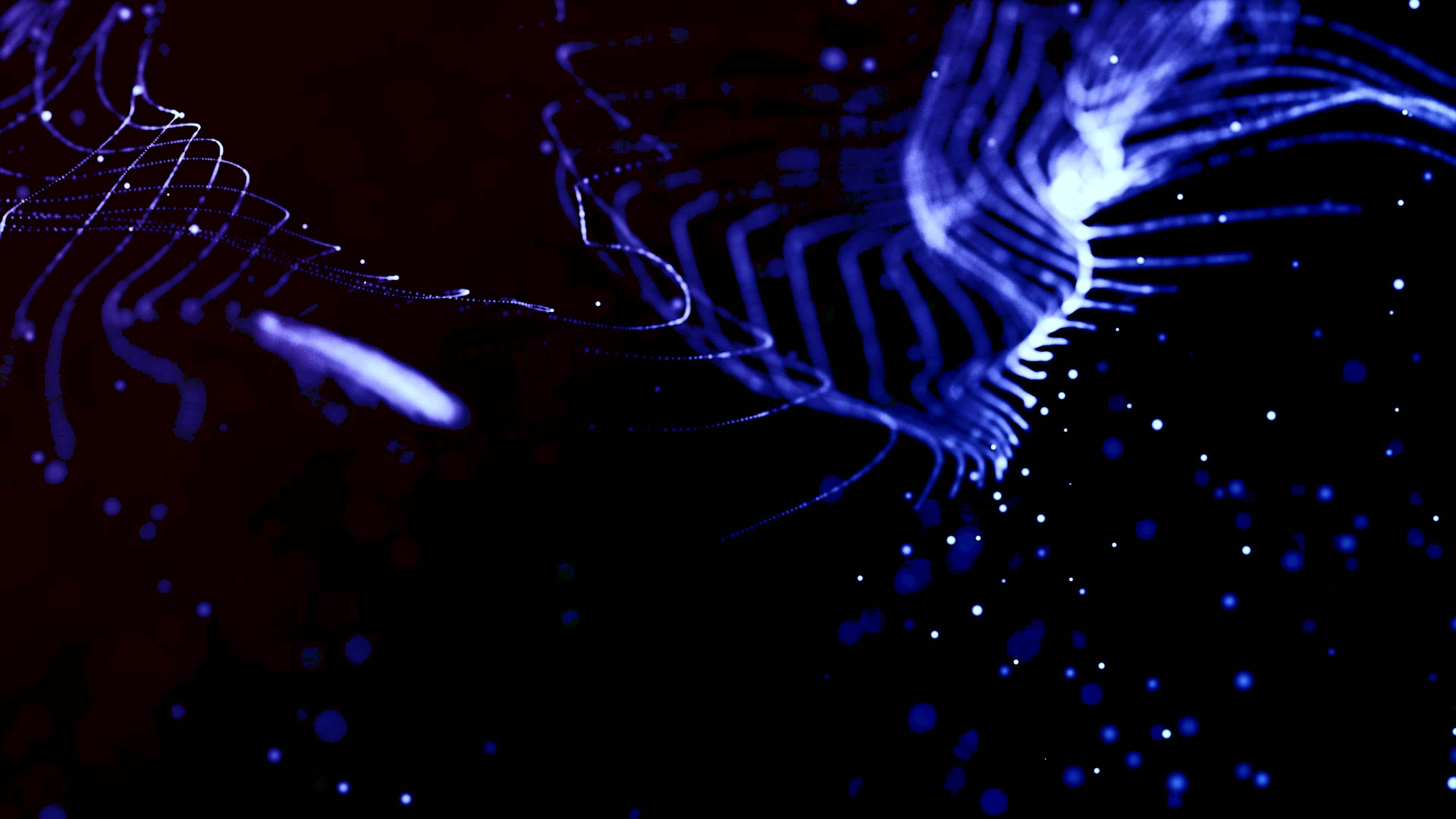Animation With Particle Wave Object In Motion 28329435 Stock Video At Vecteezy