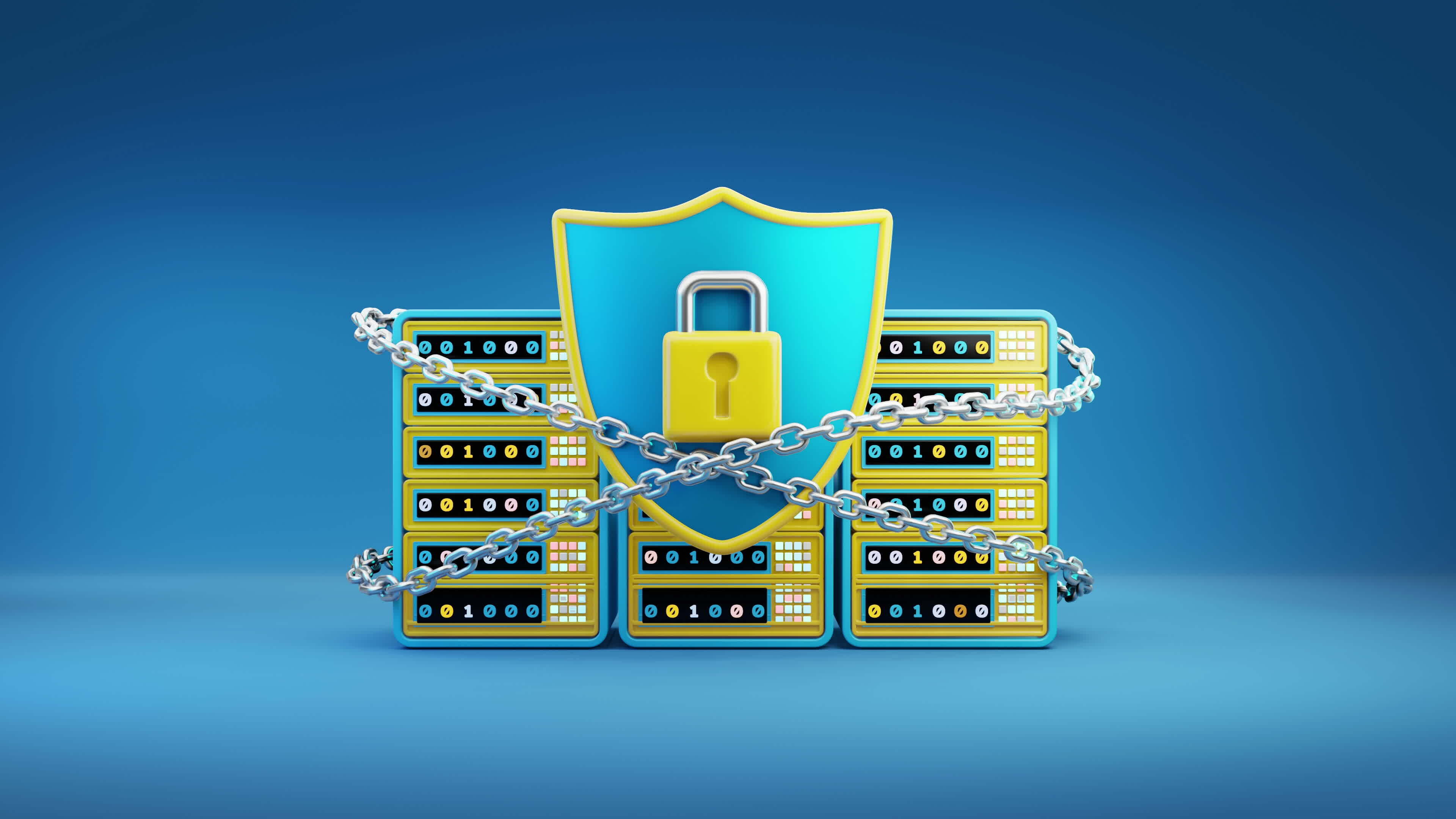 Concept Shield with chain Protect Security data server minimal ... Concept Shield with chain Protect Security data server minimal ...