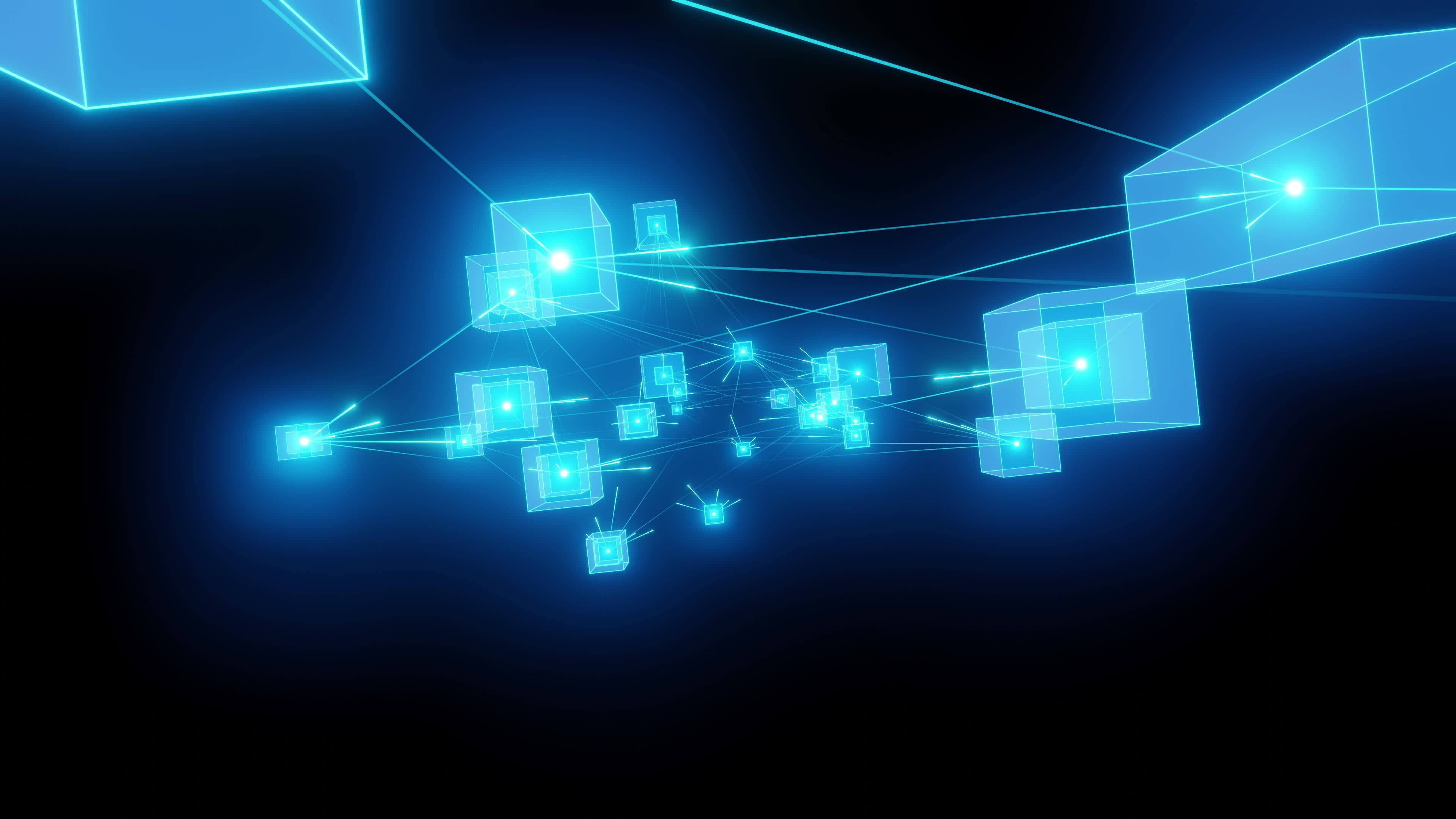 Blockchain Animation Stock Video Footage for Free Download