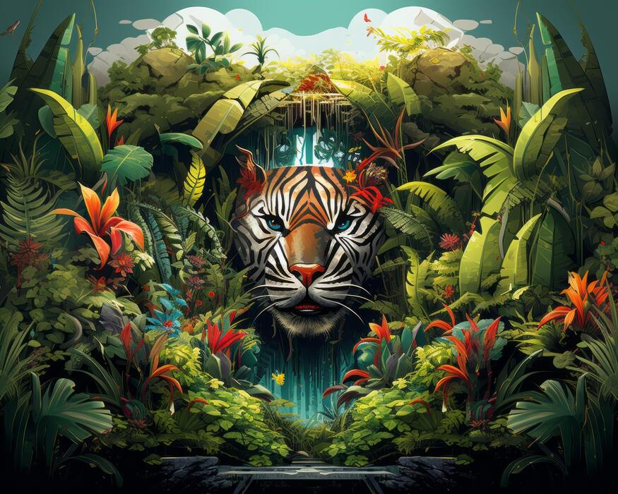 Jungle Poster Stock Photos, Images and Backgrounds for Free Download