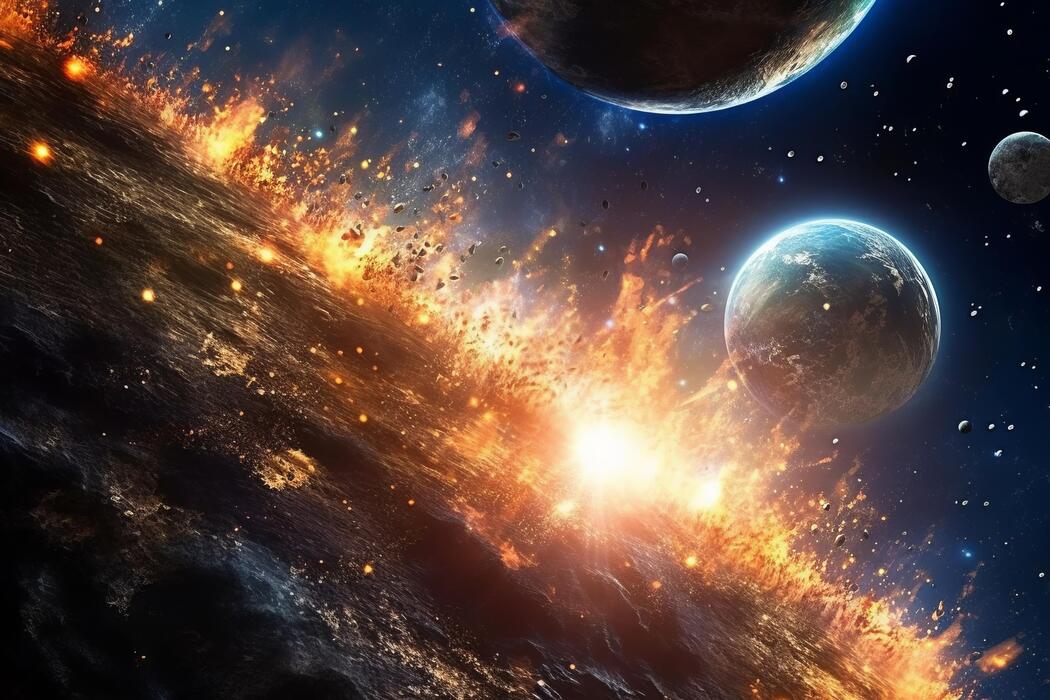 Exploding Planets Stock Photos, Images and Backgrounds for Free Download
