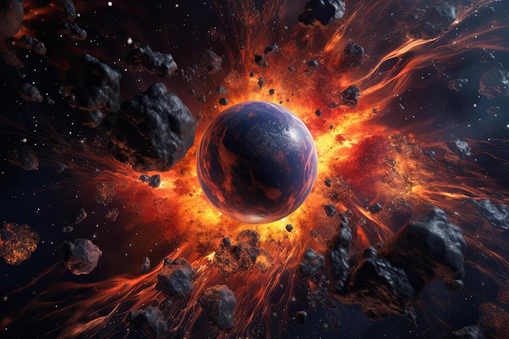 Exploding Planets Stock Photos, Images and Backgrounds for Free Download