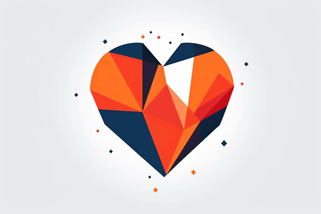 Geometric Heart Stock Photos, Images and Backgrounds for Free Download