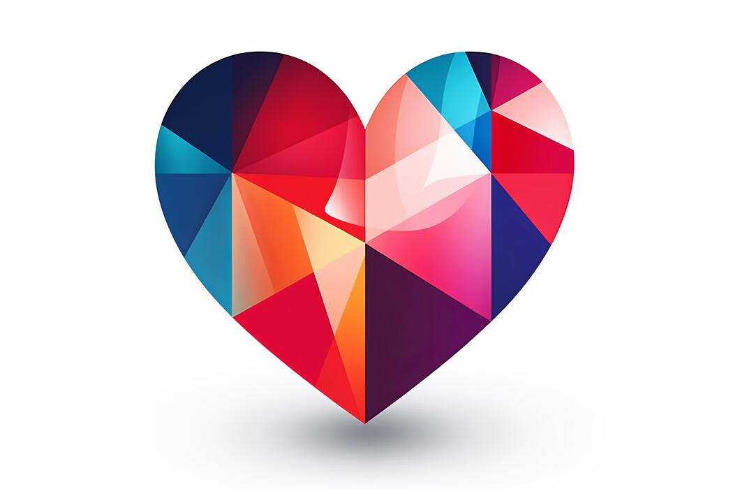 Geometric Heart Stock Photos, Images and Backgrounds for Free Download