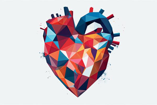 Geometric Heart Stock Photos, Images and Backgrounds for Free Download